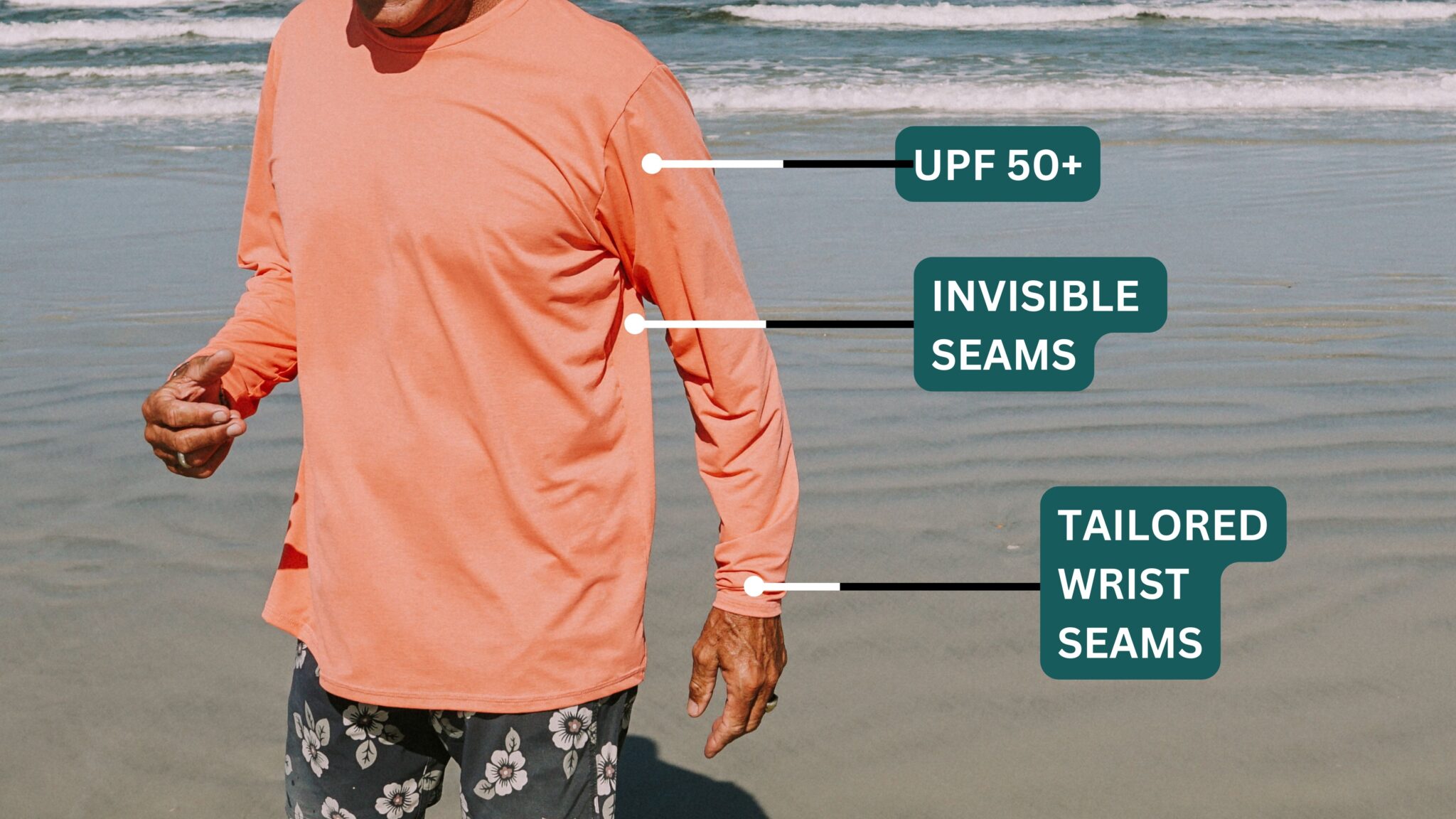 Mens Sun Shirt | UPF 50+ UV Protection Shirt Made in USA